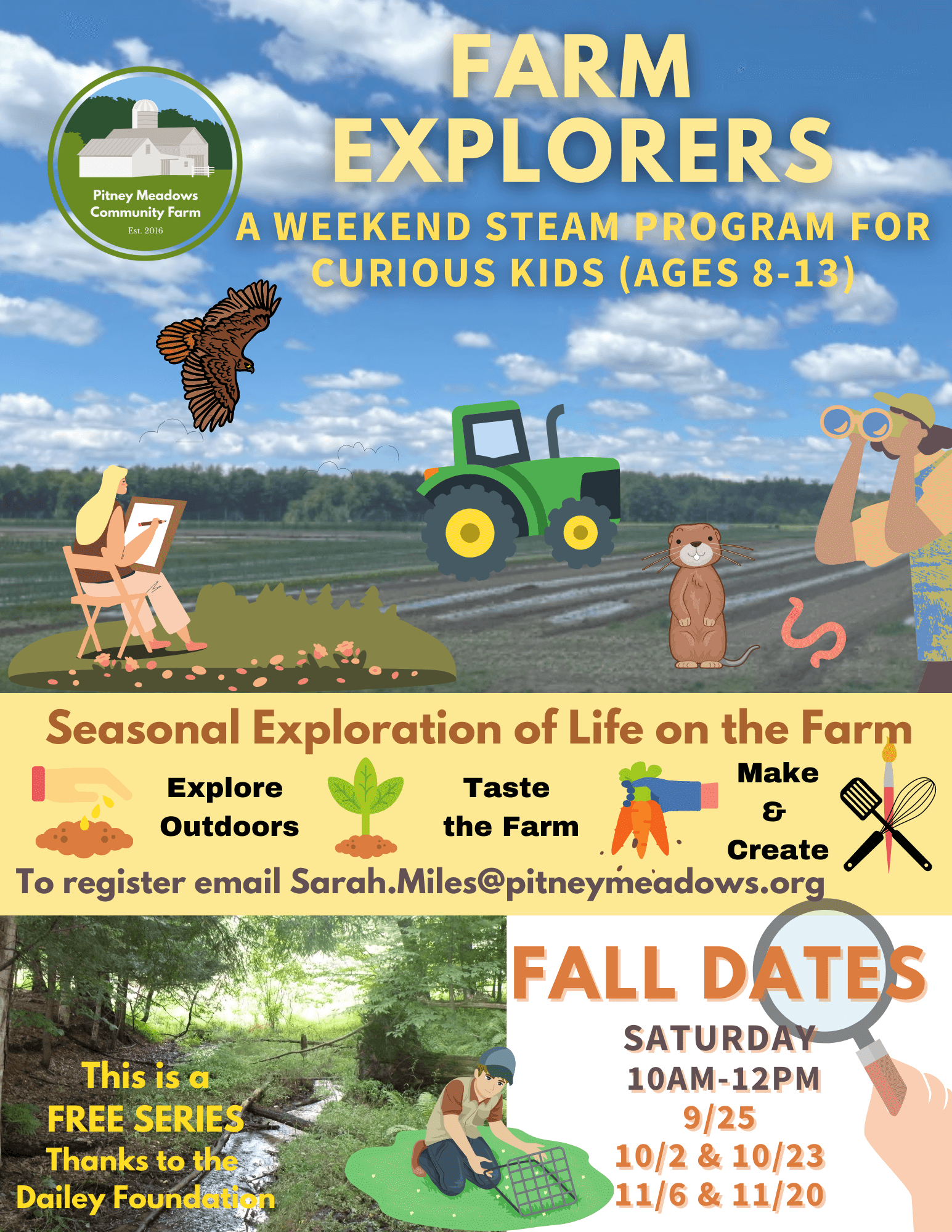 Fall Youth Programs at the Farm – Pitney Meadows Community Farm