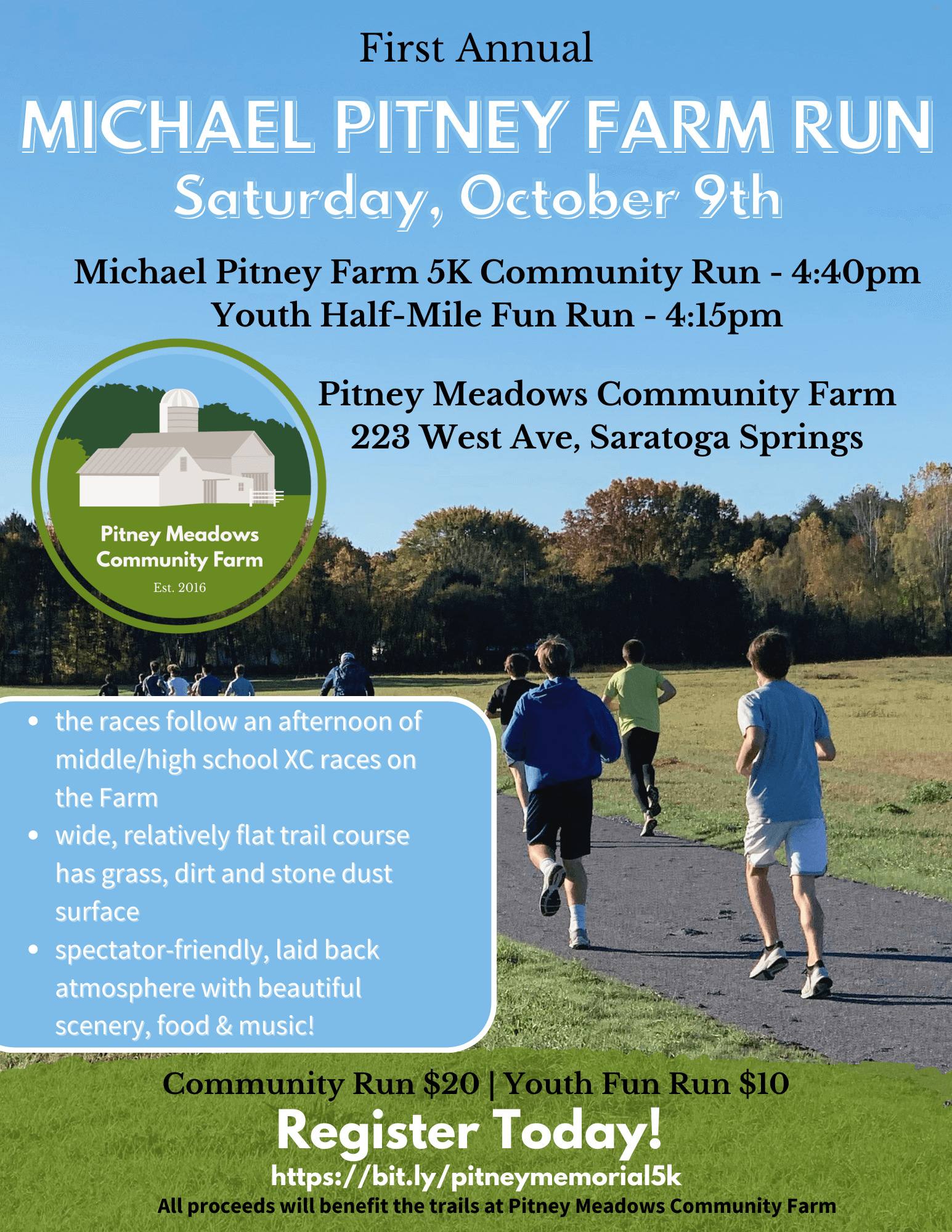 Upcoming Event: Michael Pitney Farm 5K and Youth Fun Run – Pitney ...